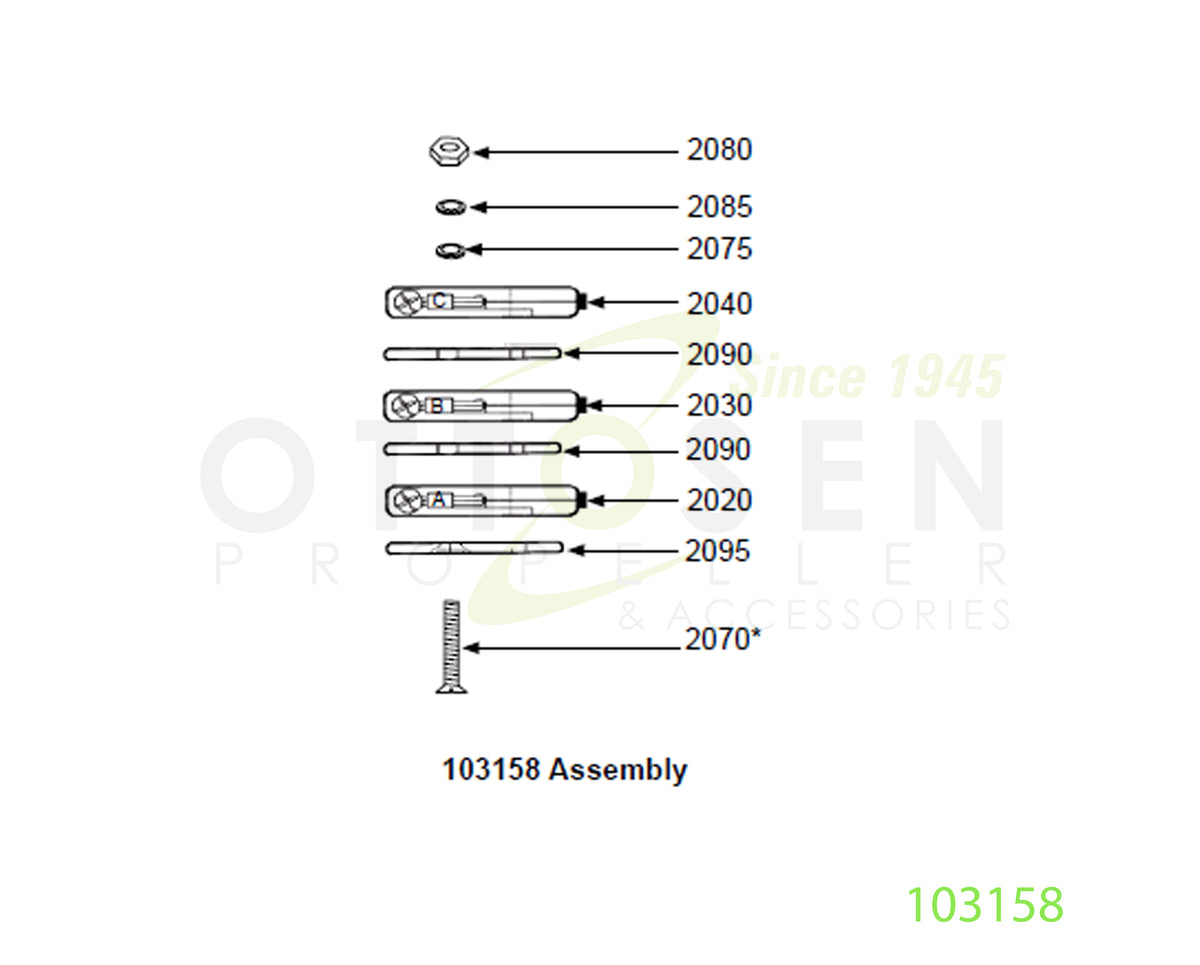 103158 - HARTZELL MODULAR BRUSH BLOCK ASSEMBLY - Ottosen Propeller